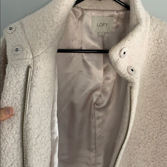 LOFT | Jackets & Coats | Loft Wool Coat In Blush | Poshmark